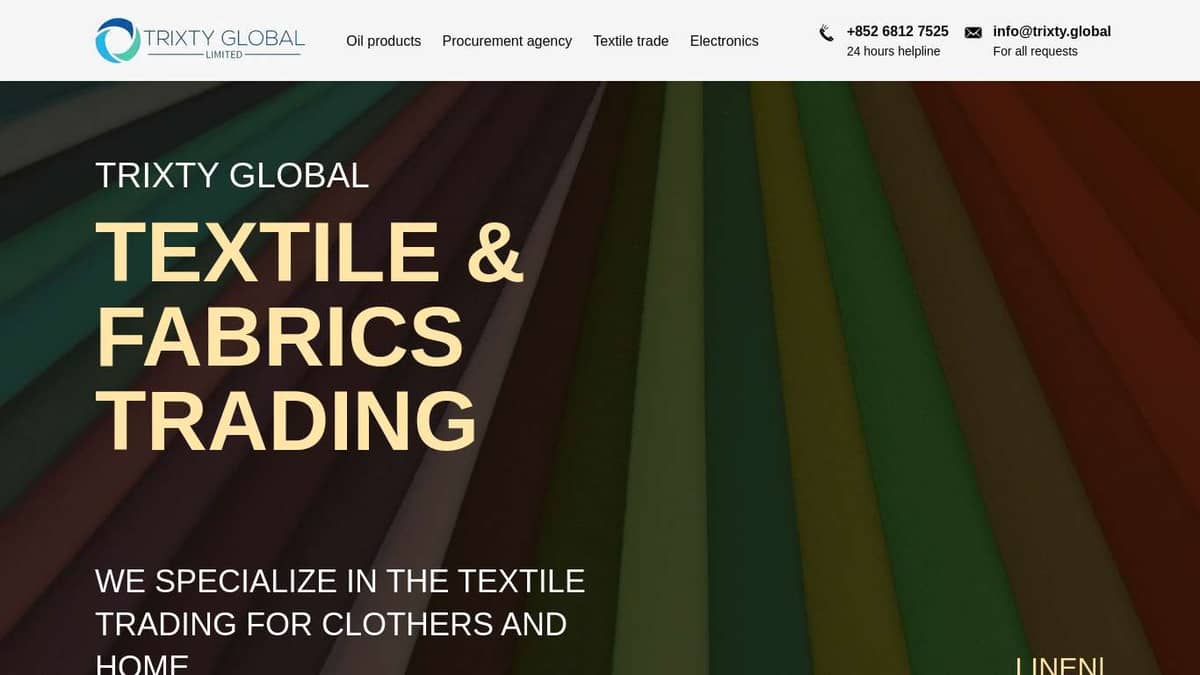 TRIXTY GLOBAL LIMITED - textile trading